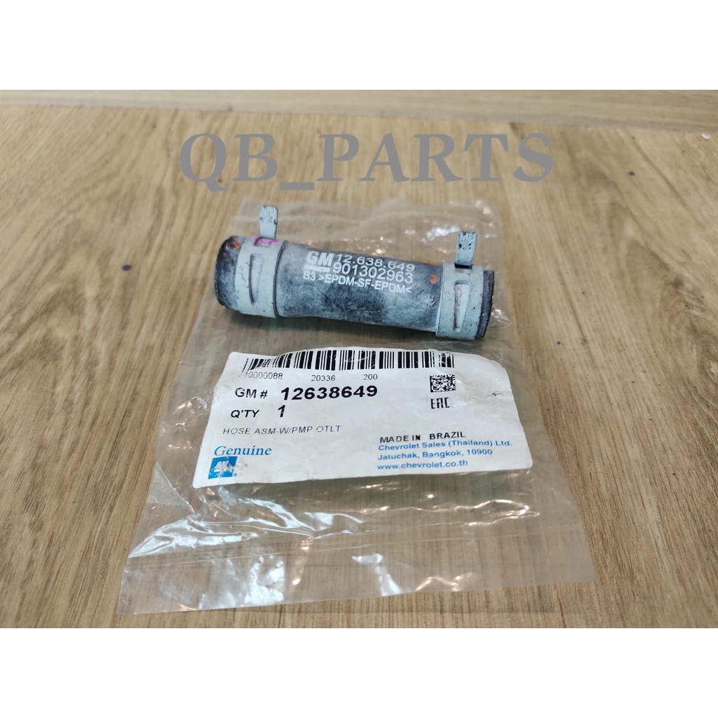 CHERVELOT COLORADO BY PASS HOSE TO WATER PUMP { ORIGINAL} [ 12638649 ...