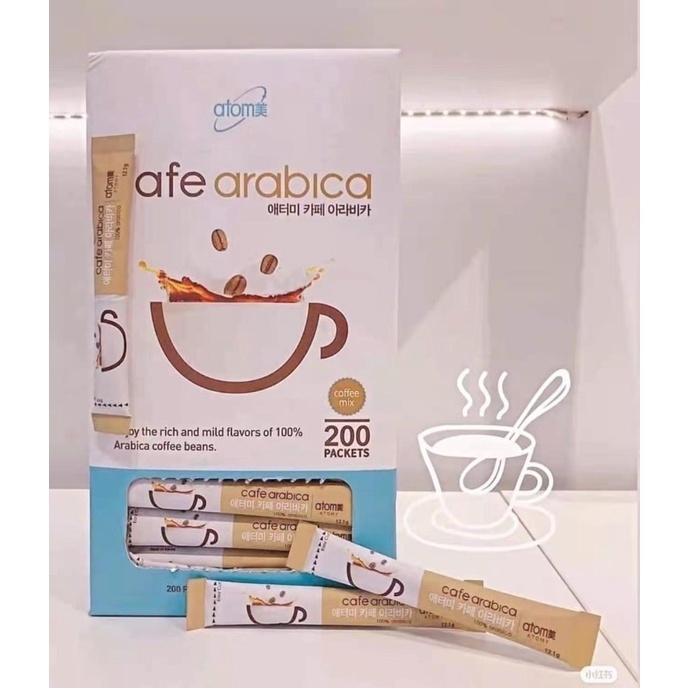 Atomy Arabica 3 in 1 Cafe 艾多美阿拉比卡三合一即溶咖啡 (200 Sticks) | Shopee Malaysia