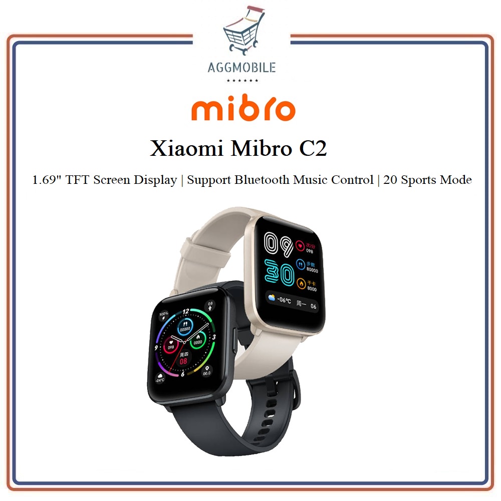 Xiaomi Mibro C2 Smartwatch 1.69" HD Display Heart Rate SpO2 Waterproof ...