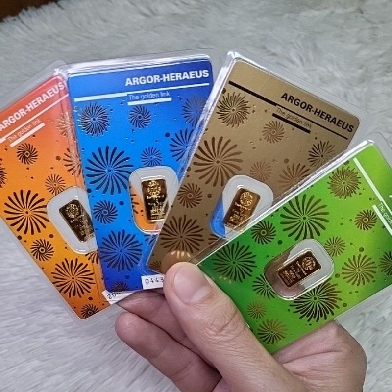 ARGOR HERAEUS LIMITED EDITION GOLD BAR 1G (Au999.9) | Shopee Malaysia