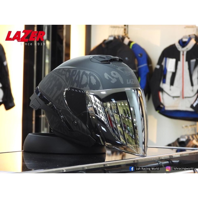 Lazer Tango SR Evo 2022 Amigo Black Grey Matt (Color Visor not included ...