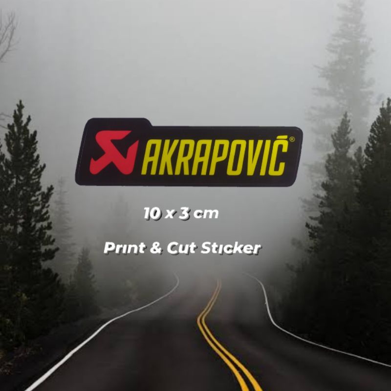Akrapovic Akrapovic exhaust Sticker | Shopee Malaysia
