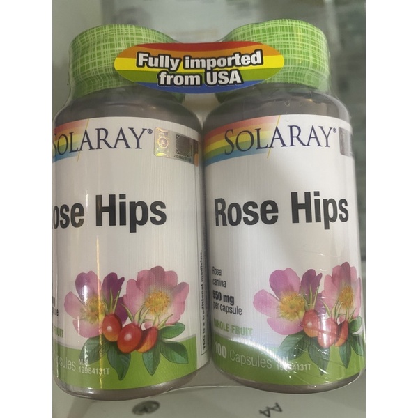 SOLARAY ROSE HIPS CAPSULE (2X100'S / 1X100'S) | Shopee Malaysia