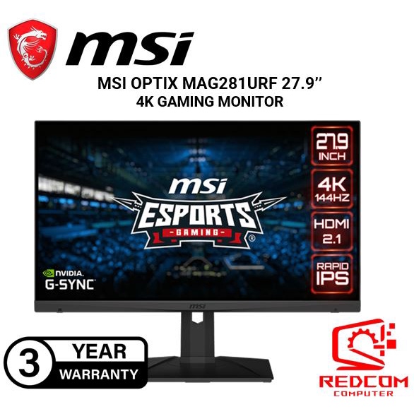 MSI OPTIX MAG281URF 27.9’’ 4K GAMING MONITOR | Shopee Malaysia