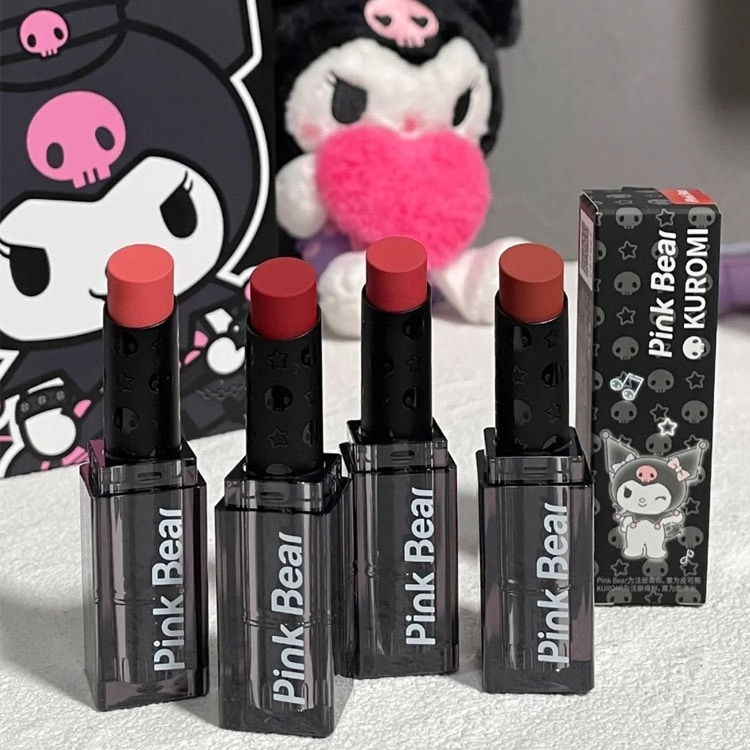 Sanrio PINK BEAR Kuromi Lipstick Fairy Lippy Girls Makeup Gift | Shopee ...