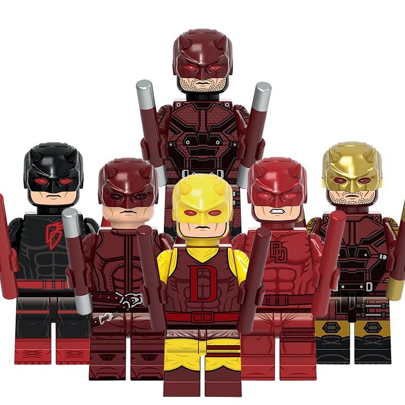 New Super Heroes Daredevil Mini Building Block Figure X0346 | Shopee ...