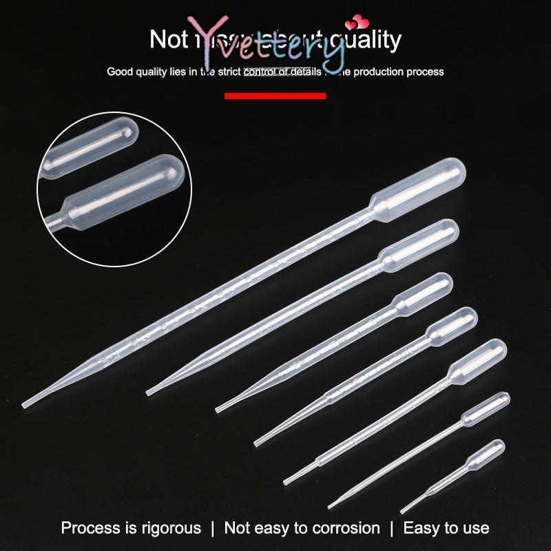Disposable plastic scale Straw Pasteur straw jam plastic pipette-Yy ...