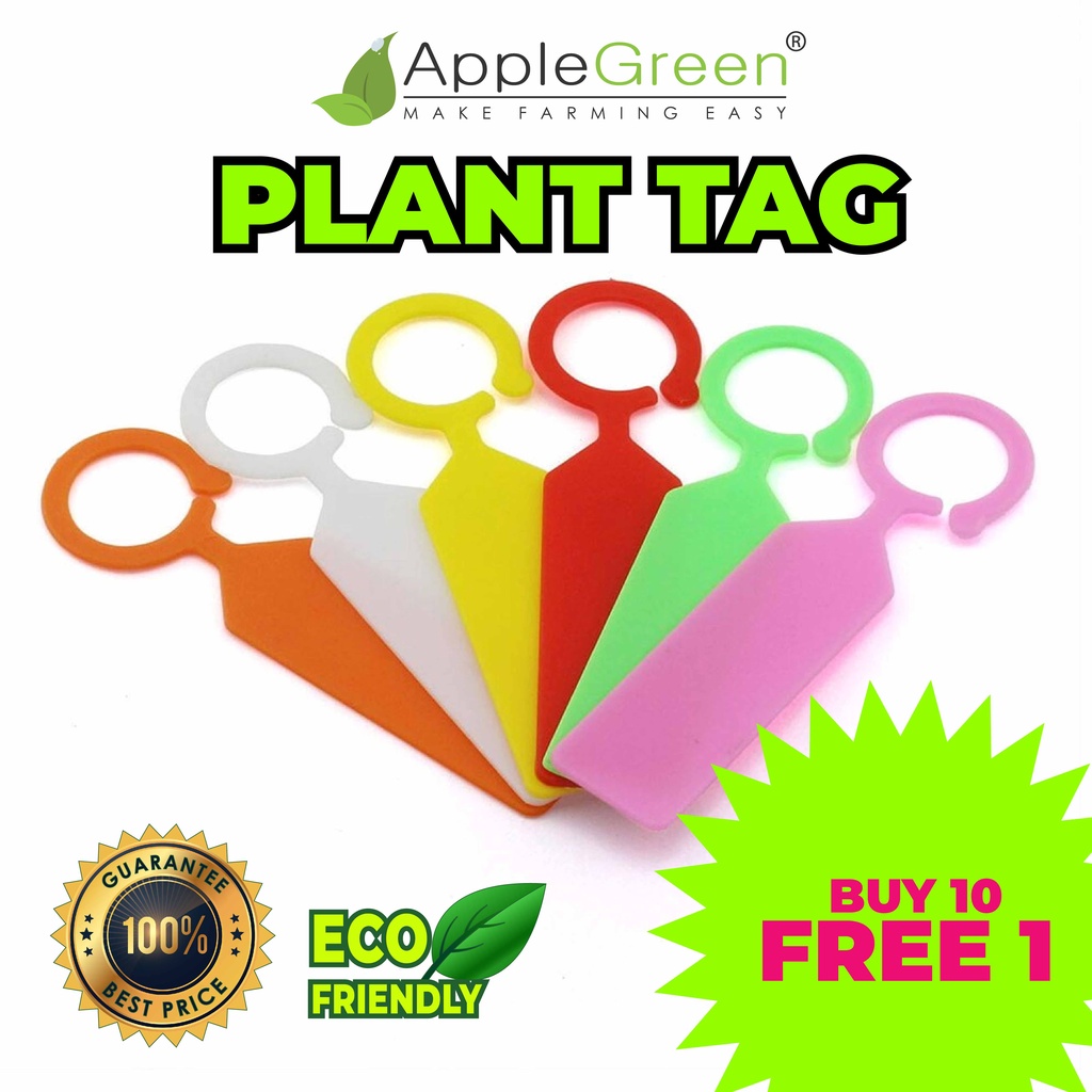 Plant Tag Plastic Hanging Waterproof Tagging Nursery Garden Label Pot ...