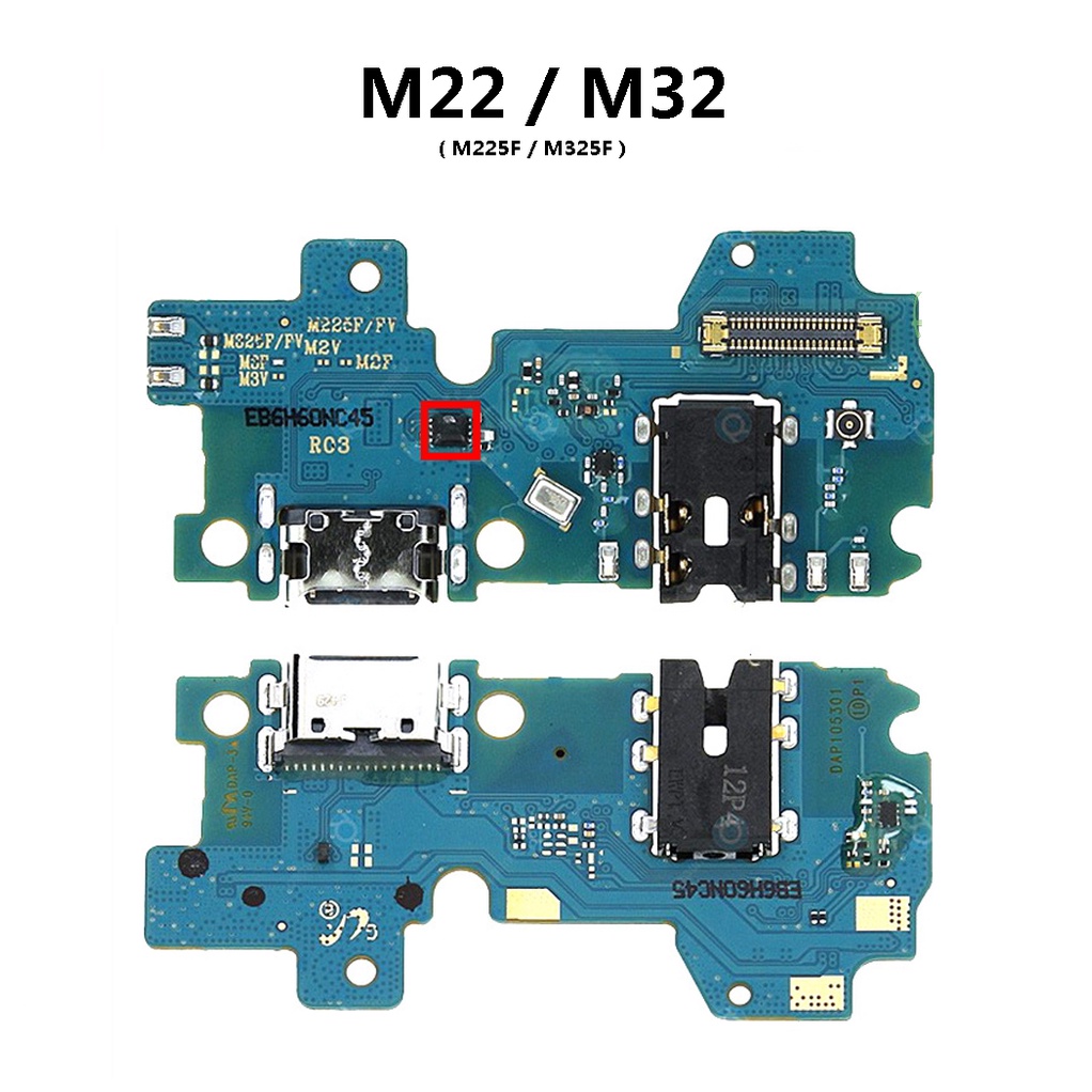 Samsung Galaxy M22 ( SM-M225F ) / M32 ( SM-M325F ) USB Charge Charging ...