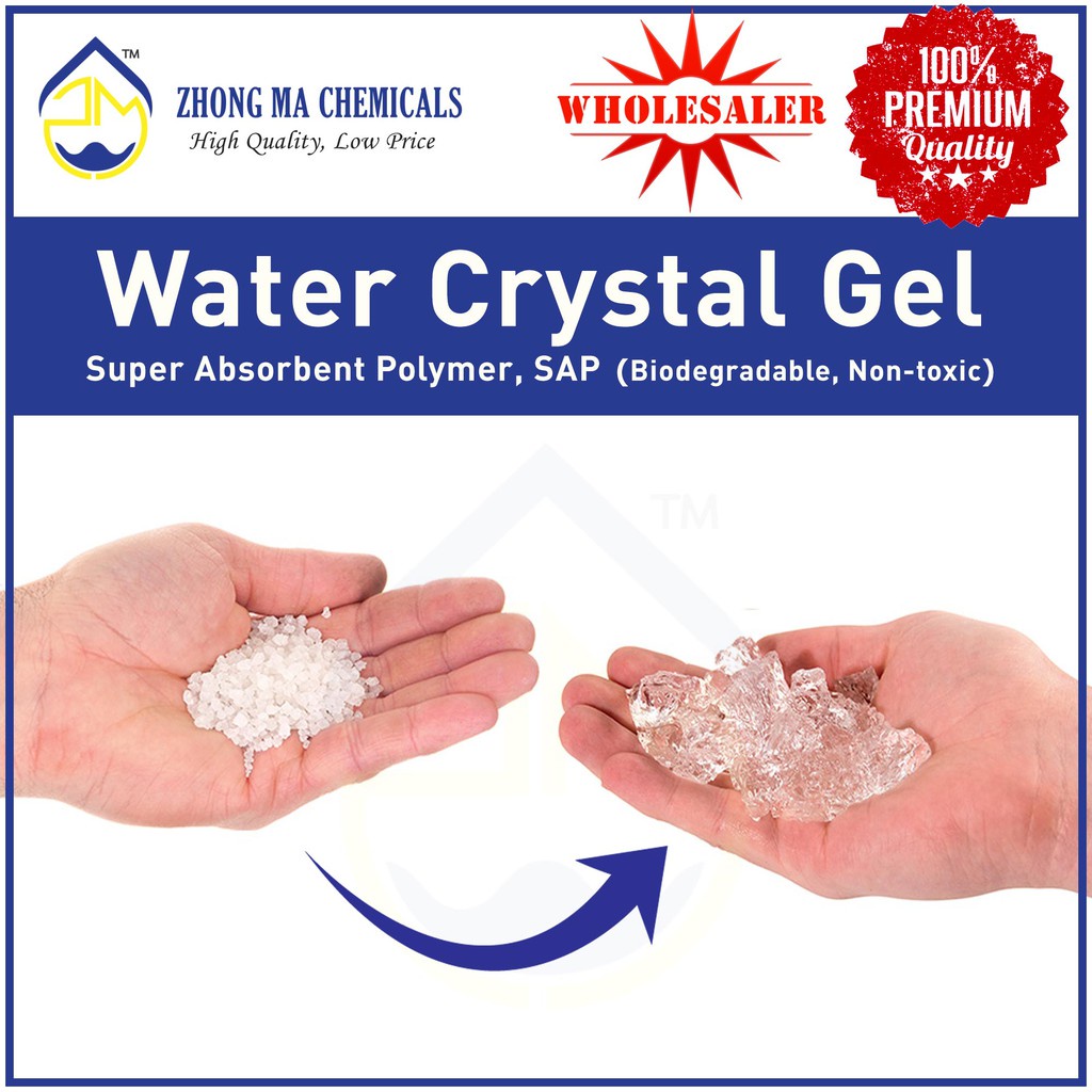 Watergel / Water Gel / Growing Gel / Hydrogel SAP / Crystal Gel (Water ...
