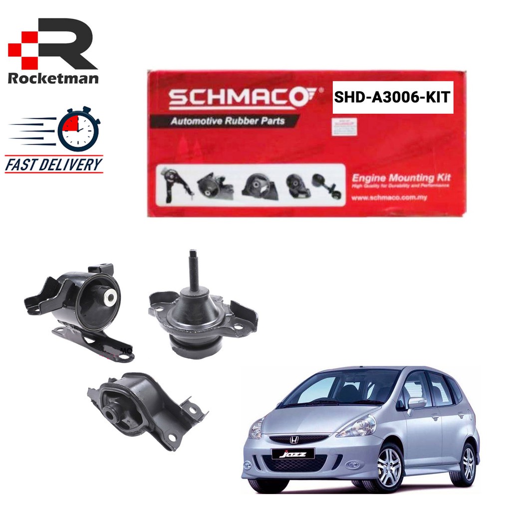SCHMACO ENGINE MOUNTING SET HONDA CITY JAZZ 2003-2008 SEL GD SAA (SHD-A3006-KIT) | Shopee Malaysia