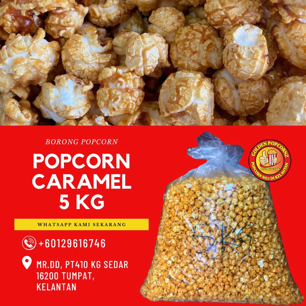BORONG POPCORN CARAMEL 5KG (BUNDLE) | Shopee Malaysia