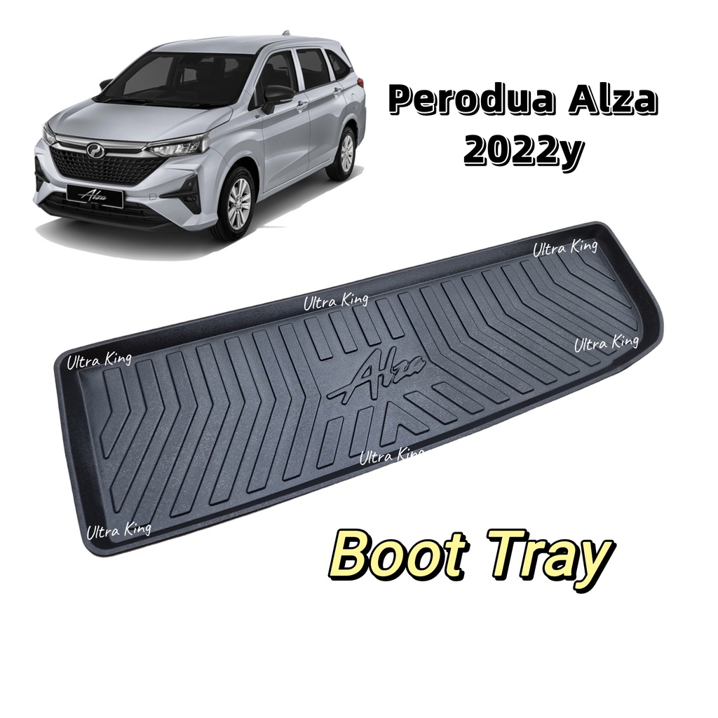 Perodua Alza 2022 Boot Tray Trunk Cover Rear Tray Organizer | Shopee ...