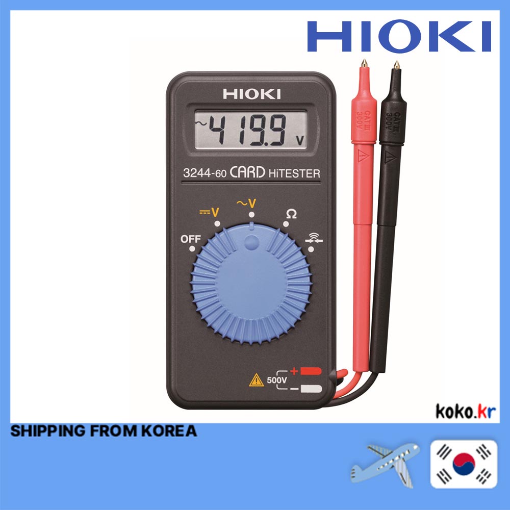HIOKI Card Hitester 3244-60 Digital Multimeter Electrical Tester with ...