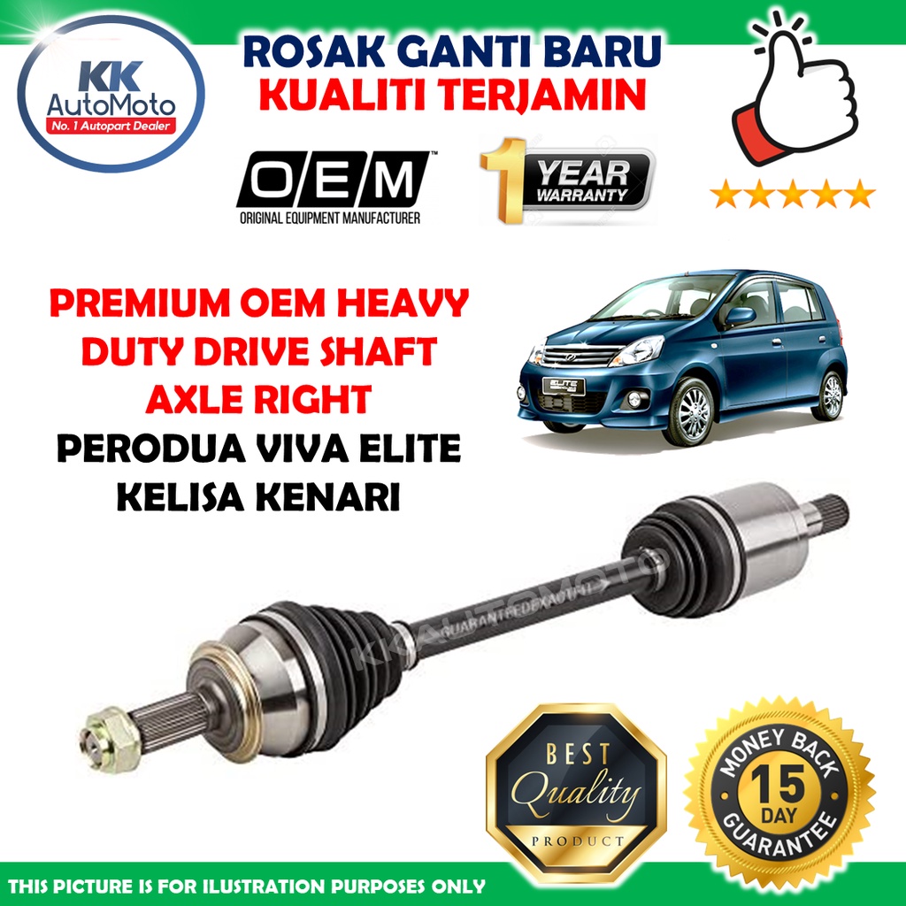 Perodua Kenari Kelisa Viva Elite Premium OEM Heavy Duty Right Drive ...