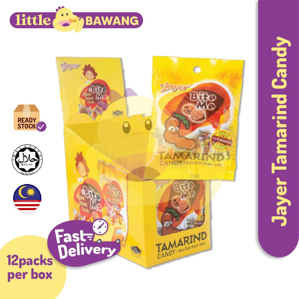 Jayer Tamarind Candy Gula Gula Asam Jawa 12packs | Shopee Malaysia