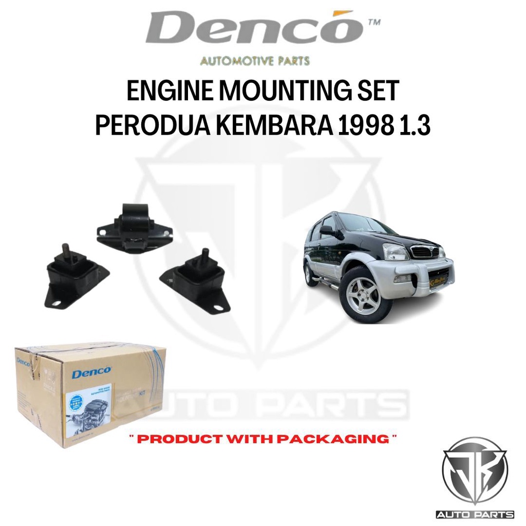 #DENCO#ENGINE MOUNTING SET PERODUA KEMBARA 1998-2000 EZ 1.3 (MK-255004 ...