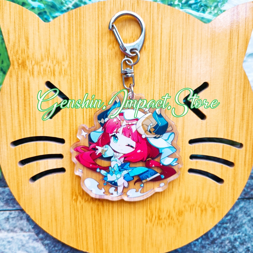 Nilou game Genshin Impact M3 character keychain (printed in the middle ...