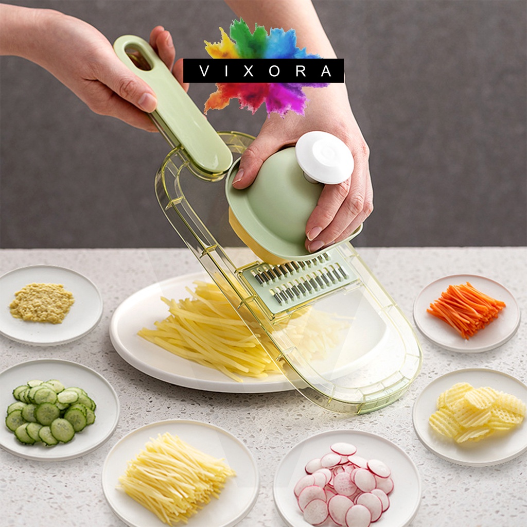 6 Blades Food Slicer Vegetable Cutter Blades Food Chopper Food Grater ...