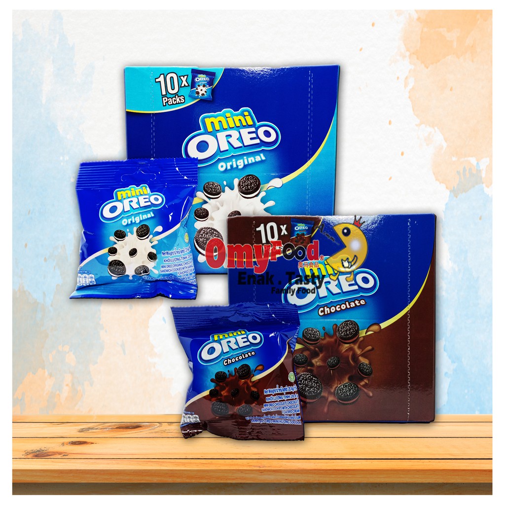 10 packs Mini Oreo Box [Original / Chocolate][OmyFood] | Shopee Malaysia