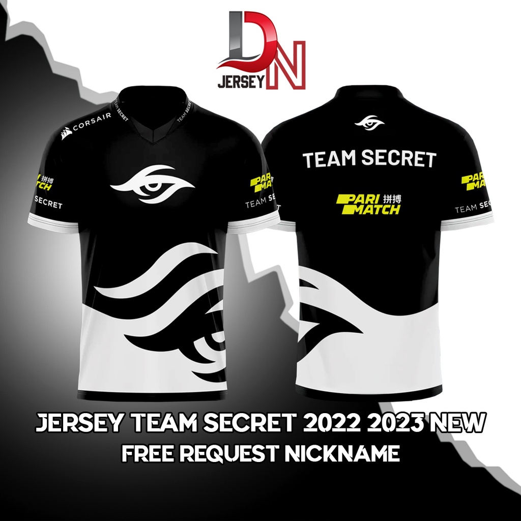 Jersey Baju Kaos Kaos Team SECRET NEW 2022 2023 Game Dota 2 CSGO LOL ...
