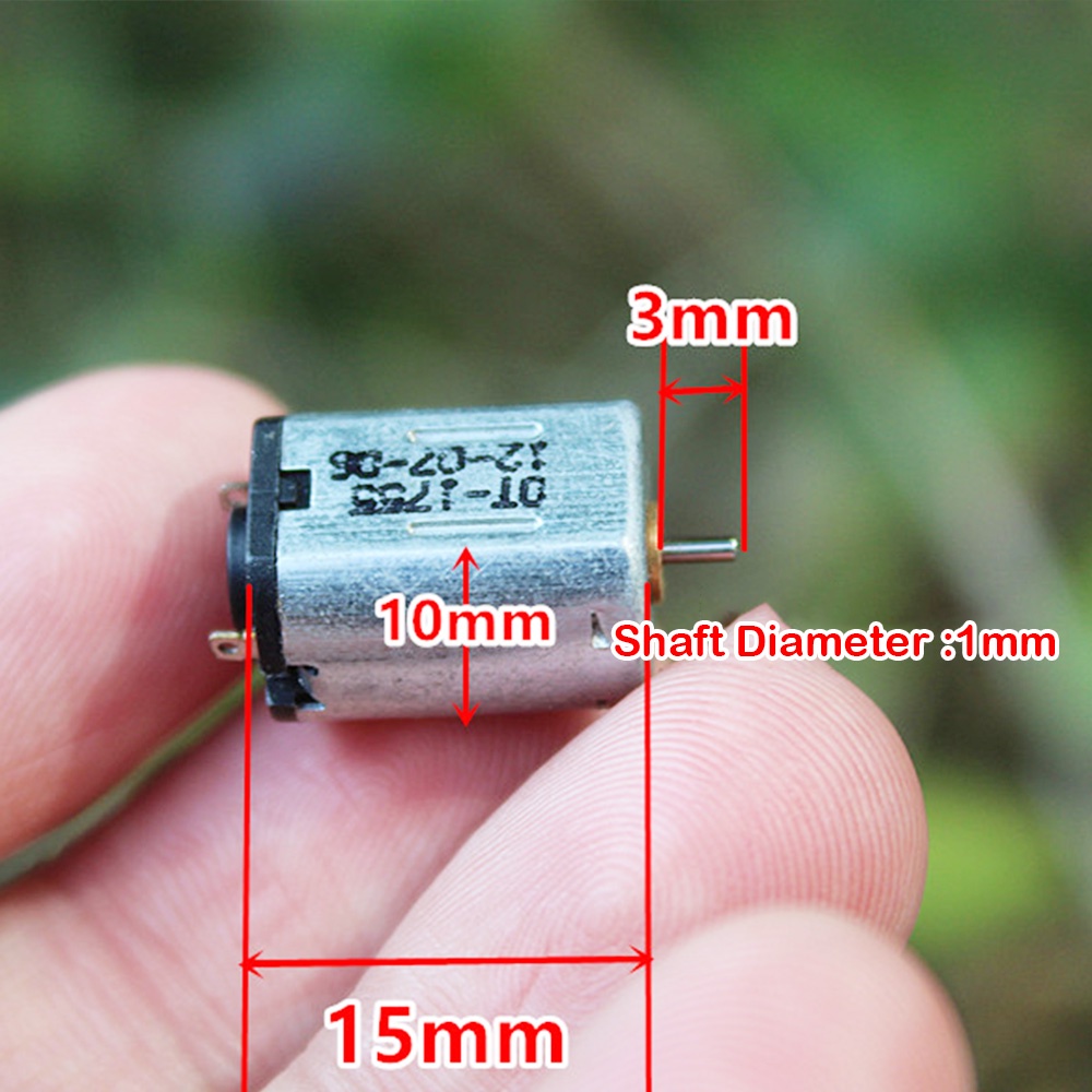 2PCS Small Mini N20 DC Motor 3V 3.7V 25000RPM High Speed Micro 10mm ...