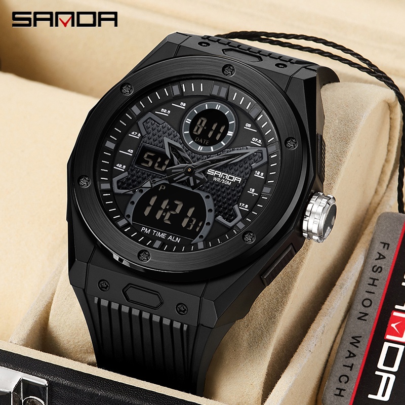 Sanda Original Multi-Display Outdoor Multifunctional Quartz Luxury ...