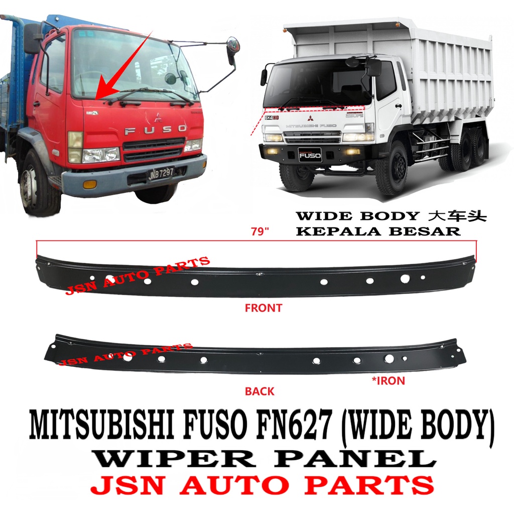 J124S06 WIPER PANEL MITSUBISHI FUSO FN627 WIDE TYPE (KEPALA BESAR ...