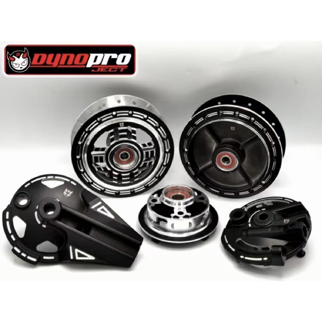 DYNOPRO CNC DYNOPROJECT HUB SET (WITH BEARING)🔥HONDA EX5 DREAM / WAVE ...