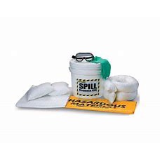 20 litre ABSORBENT Portable Spill Kit - OIL, UNIVERSAL, CHEMICAL ...