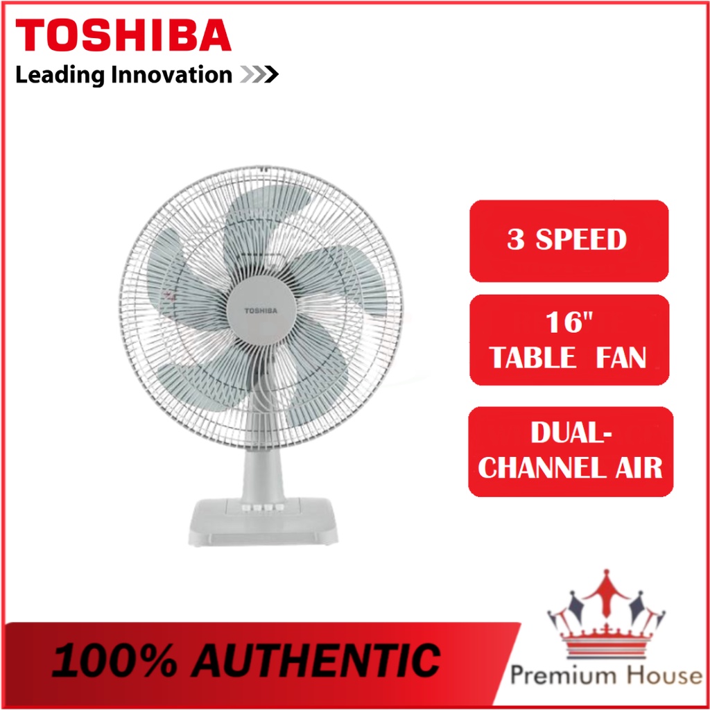 TOSHIBA Table Fan (16") F-TSA20(G)MY compatible with F-MN404 | Shopee Malaysia