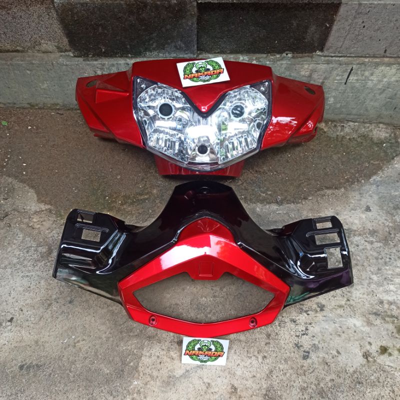 MERAH Shogun 125 FI RR SP NEW CLUTCH ROBOT 2007 SET COVER RING ...