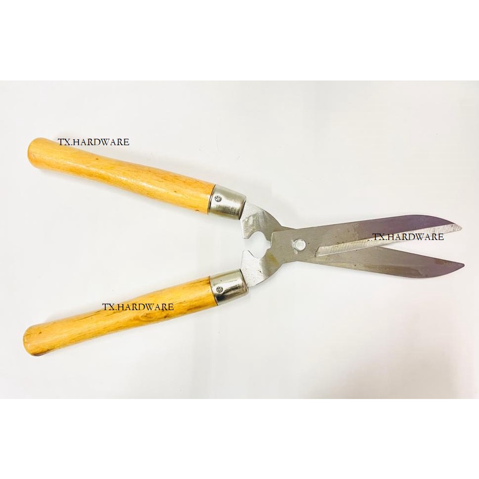 Garden Grass Cutter Garden Scissor Garden Shear 20" (50cm) Wood Handle ...