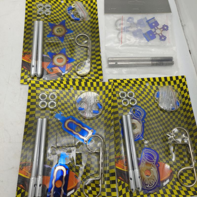 Titanium Turbo FRONT Bonnet Pin Universal Racing Car Bonet Hood Pin ...