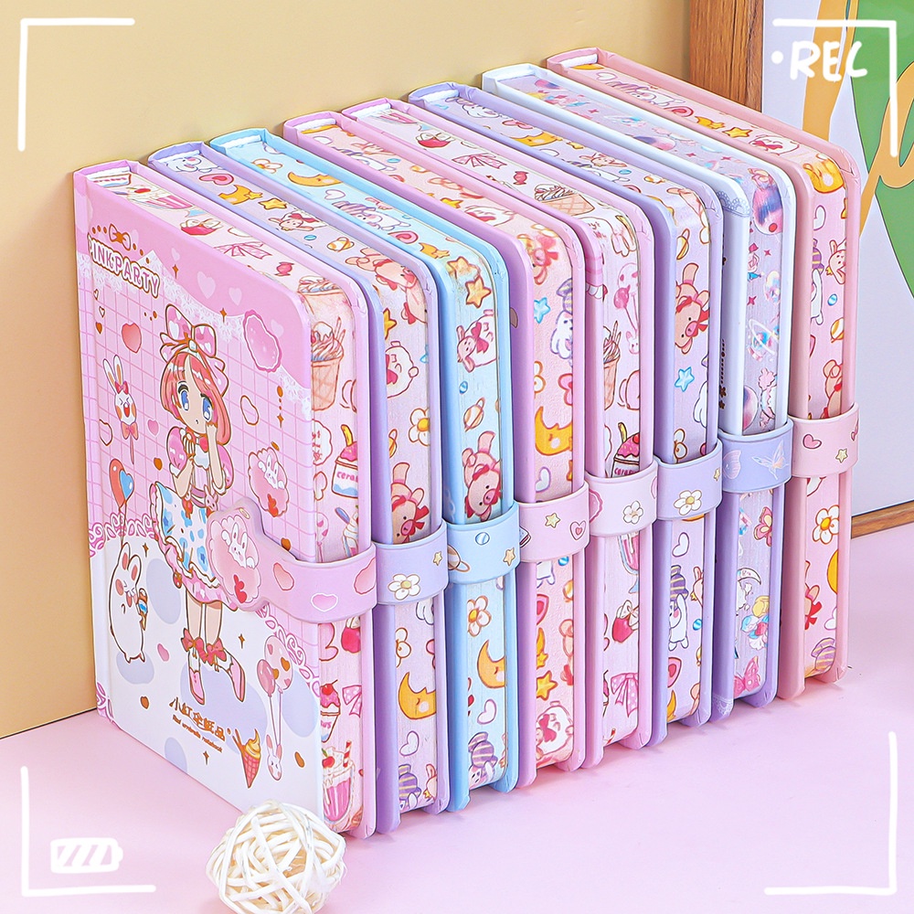 Notebook Cute Journal Book Diary Color Page notebook buku nota Diary ...