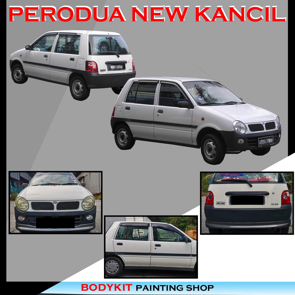 PERODUA NEW KANCIL 2003 LAMPU BULAT OEM SE STYLE (FRONT SKIRT ,SIDE ...
