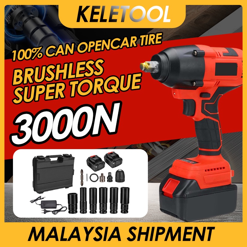 Wireless impact wrench rechargeable lithium battery electric impact ...