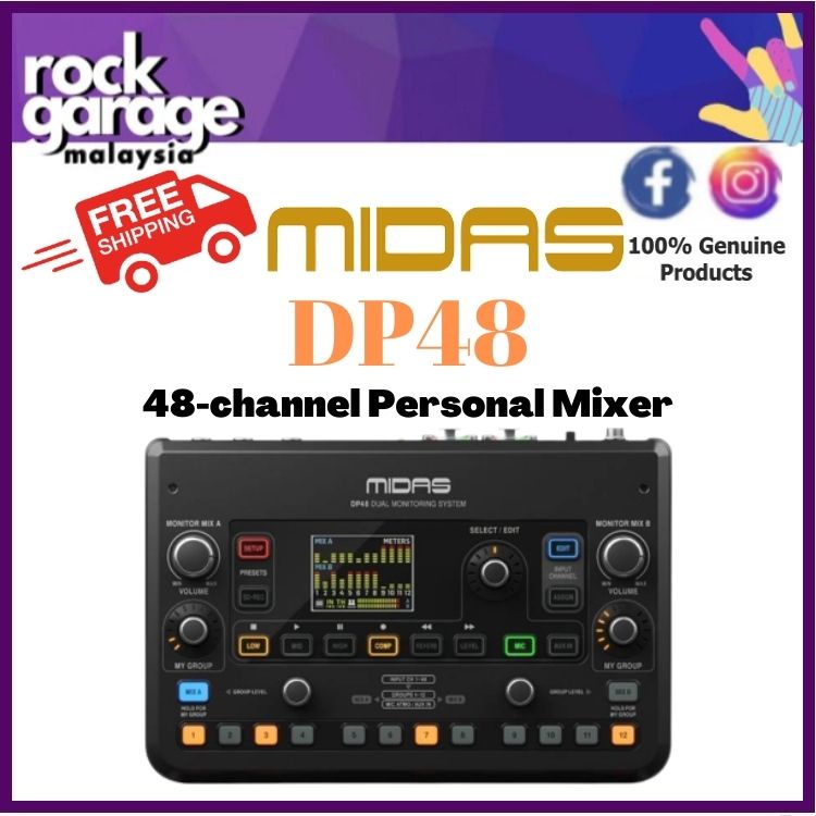 Midas DP48 48-channel Personal Mixer (DP-48 / DP 48) | Shopee Malaysia