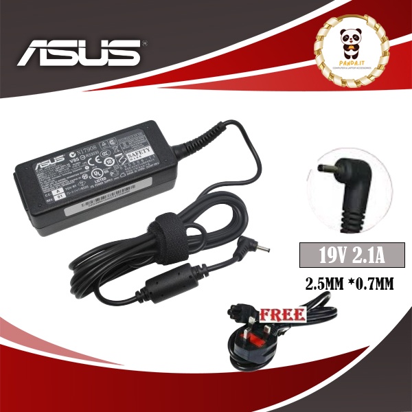 ASUS AC ADAPTER 19V 2.1A 2.5*0.7mm ( ASUS MINI ) | Shopee Malaysia