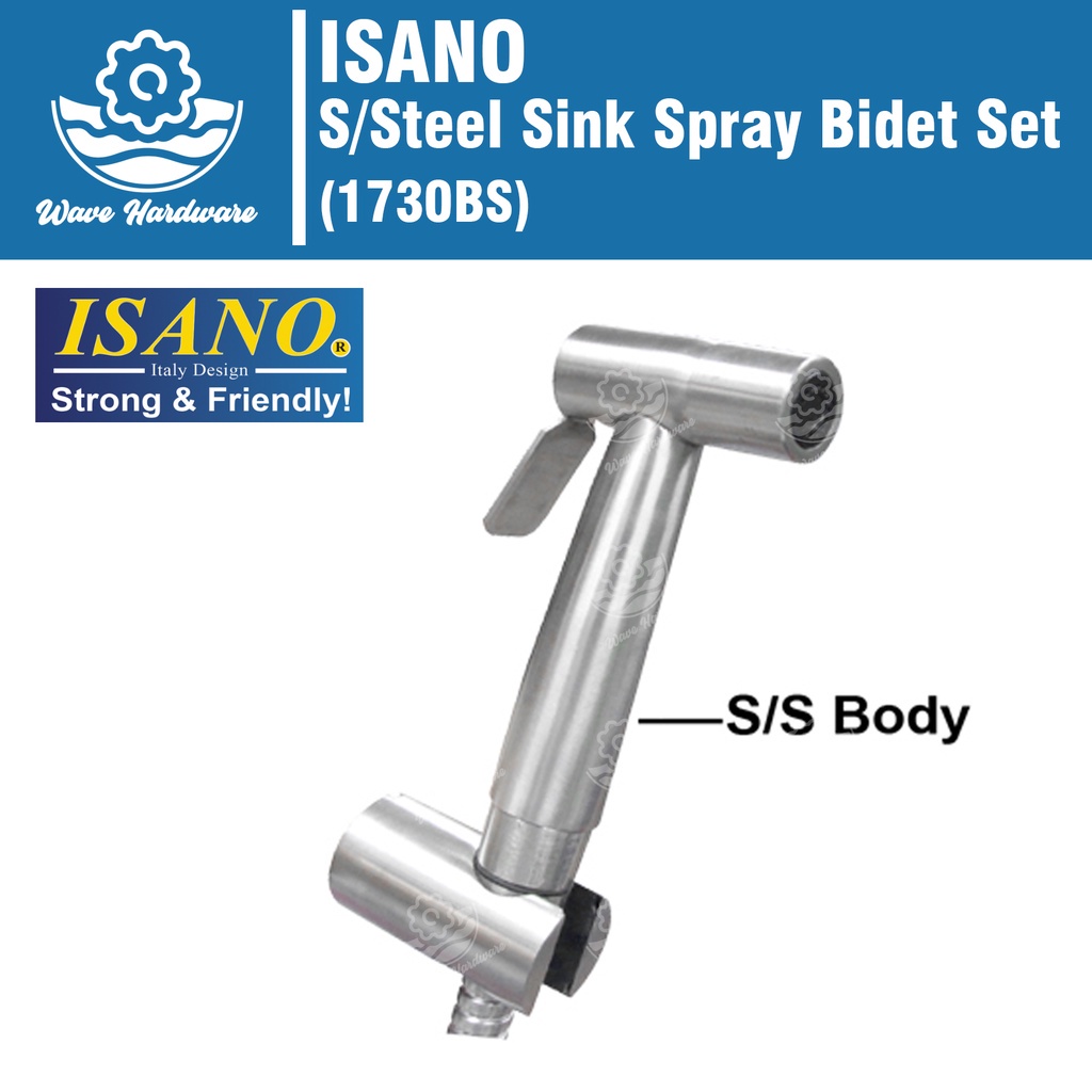ISANO S/Steel Sink Spray Bidet Set (1730BS) | Shopee Malaysia