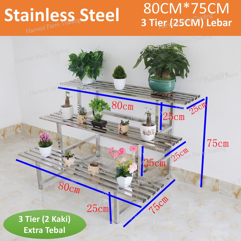 rak bunga bertingkat pasu bunga rak pasu bunga outdoor murah stainless ...