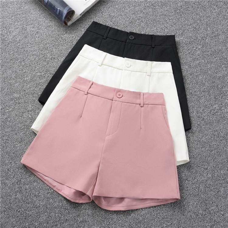 Size S - 5XL Fancy Women High Waist Casual Short Pants Women Wide Leg ...
