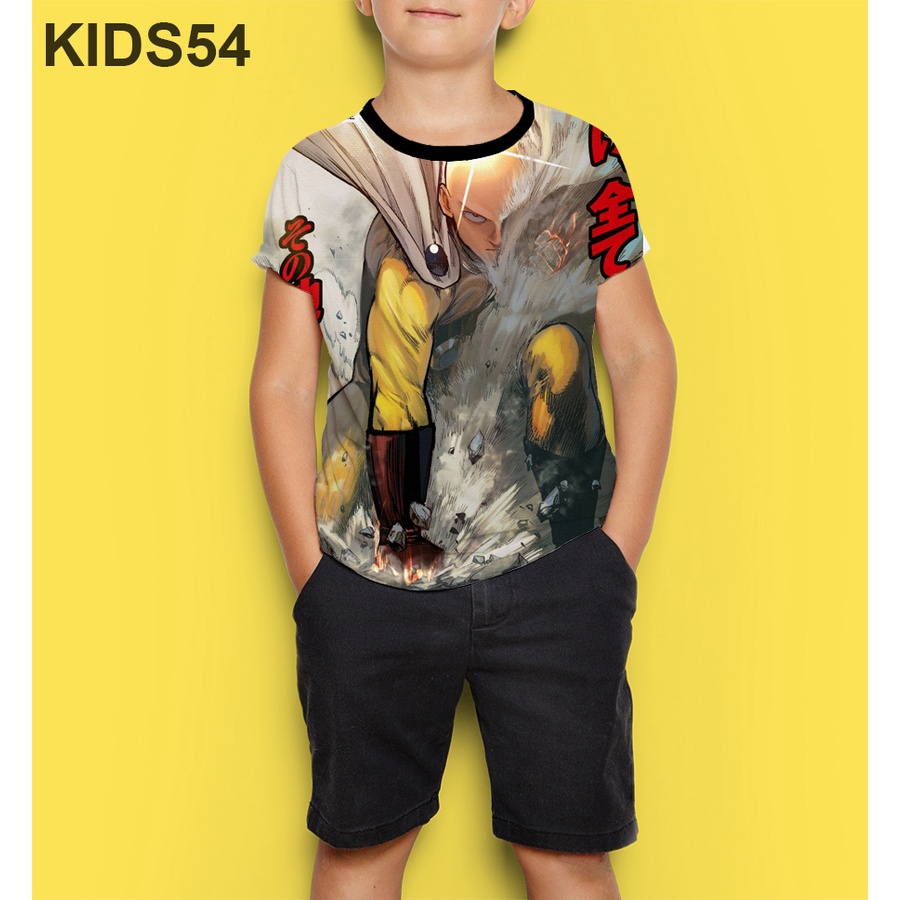 One Punch Man Saitama Genos Kids T-Shirt Anime Kids | Shopee Malaysia