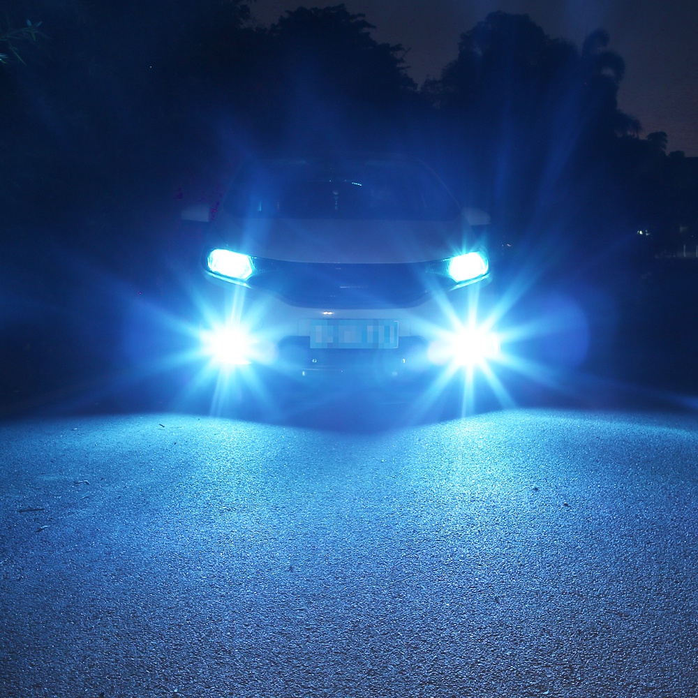 1piece 24LED Dual Color H11 Car LED Fog Lamp H3 LED Bulb H7 H8 Super ...