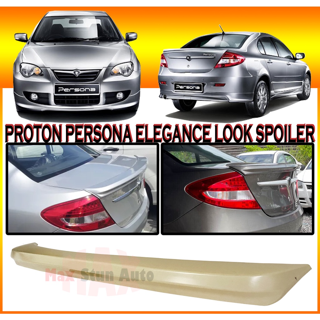 PROTON PERSONA ELEGANCE LOOK REAR TRUNK SPOILER (ELG) ABS BONNET ...