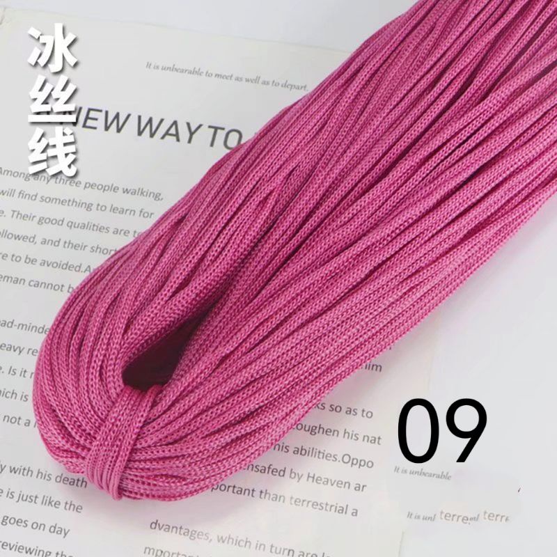 3mm Benang PP Yarn Benang Kait Topi Crochet Yarn Knitting DIY Bag Beg ...