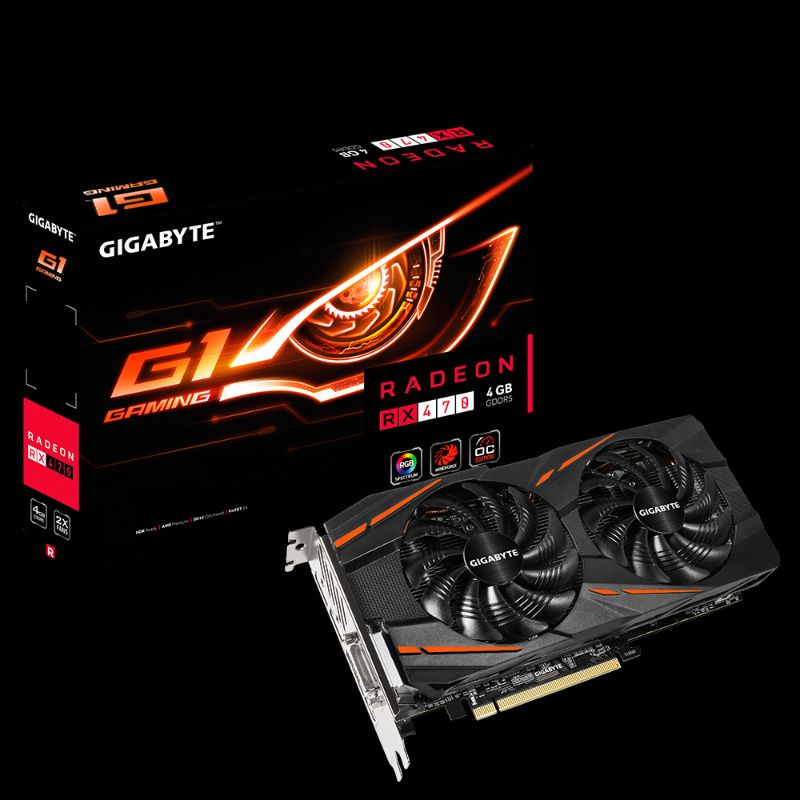 Radeon (TM) RX 470 G1 Gaming 4g/graphic Card/Gaming For dekstop/Pc ...