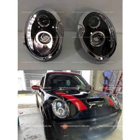 Mini Cooper R50 R52 R53 Head Lamp Light Projector DRL Led 100% Taiwan ...