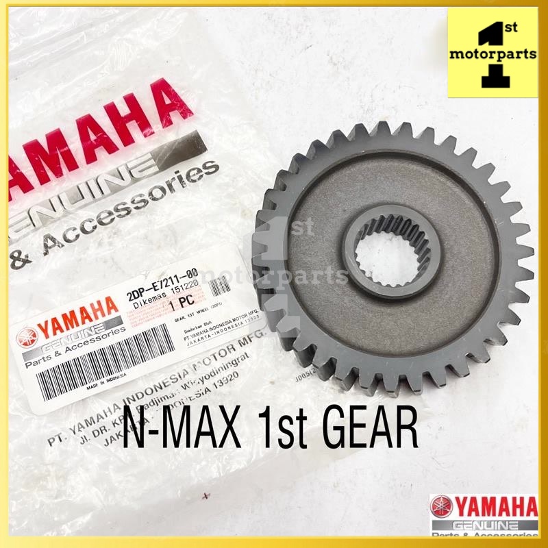 [100% ORI YAMAHA] NMAX 150 N MAX V1 V2 GEAR 1ST WHEEL 35T AXLE GEAR BOX ...