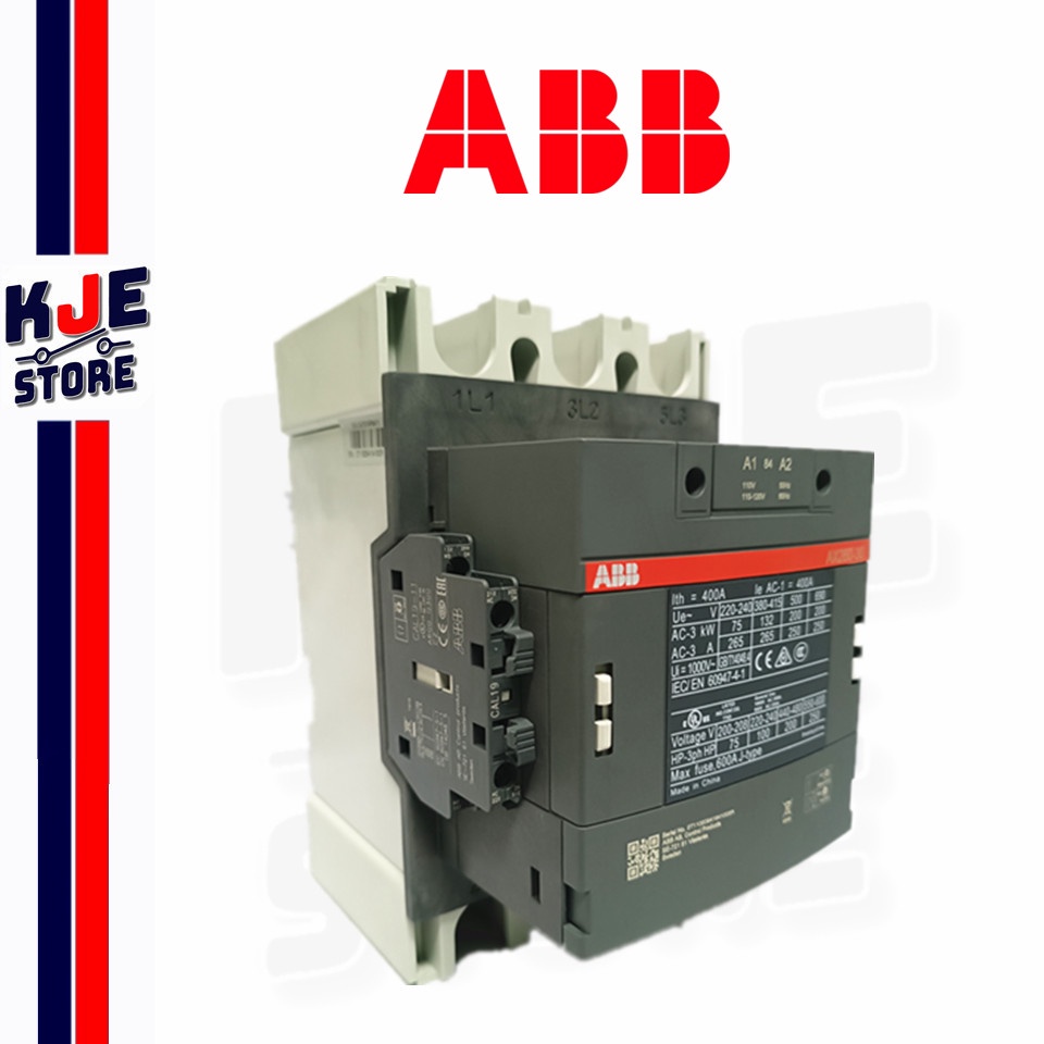 ABB-AX260-30-1184 1SFL547074R8411 ABB Contactor, Coil:110VAC, Aux:1NO ...
